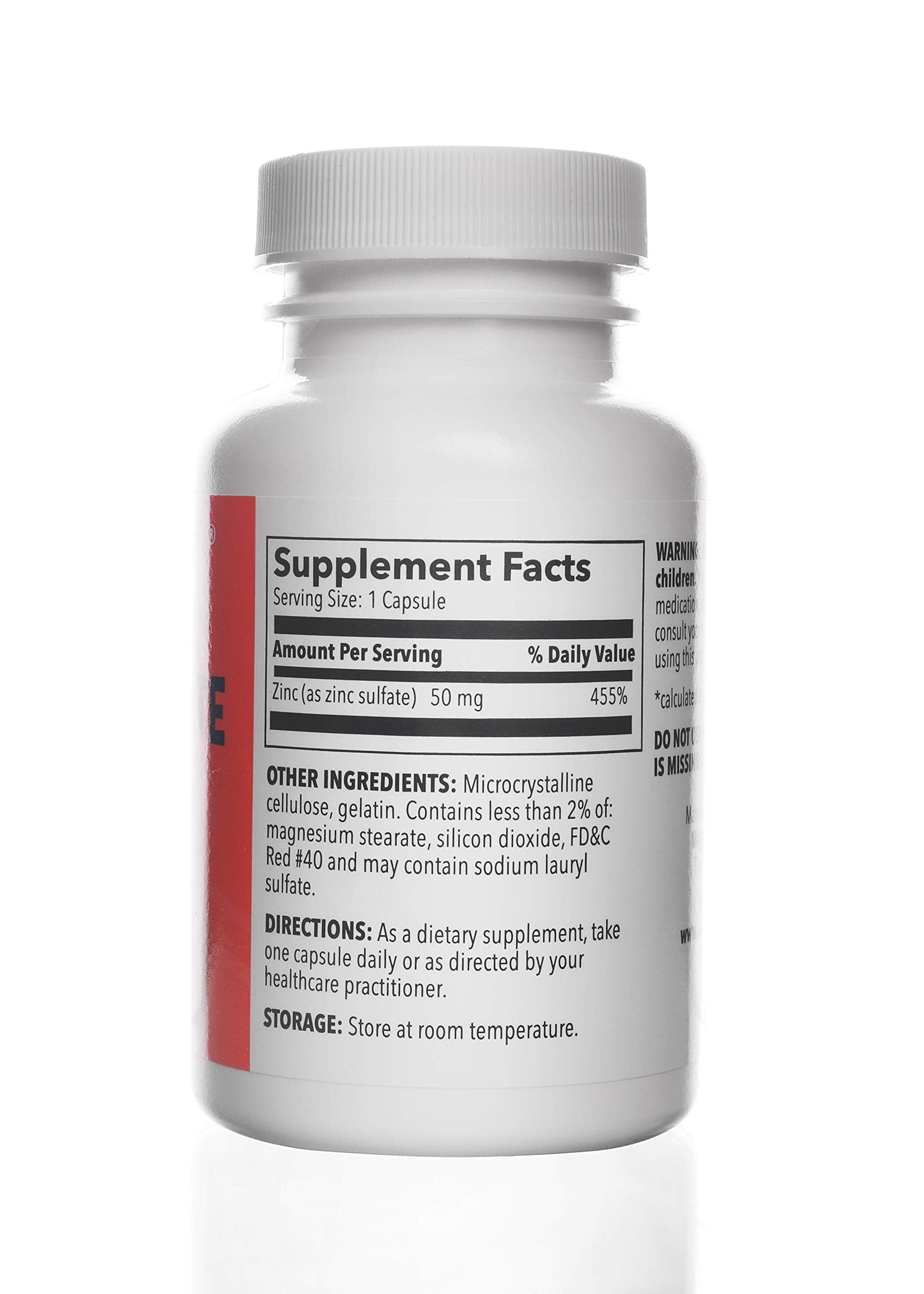 Immune support zinc dietary supplement