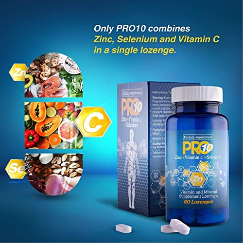 Immune support zinc vitamin lozenges