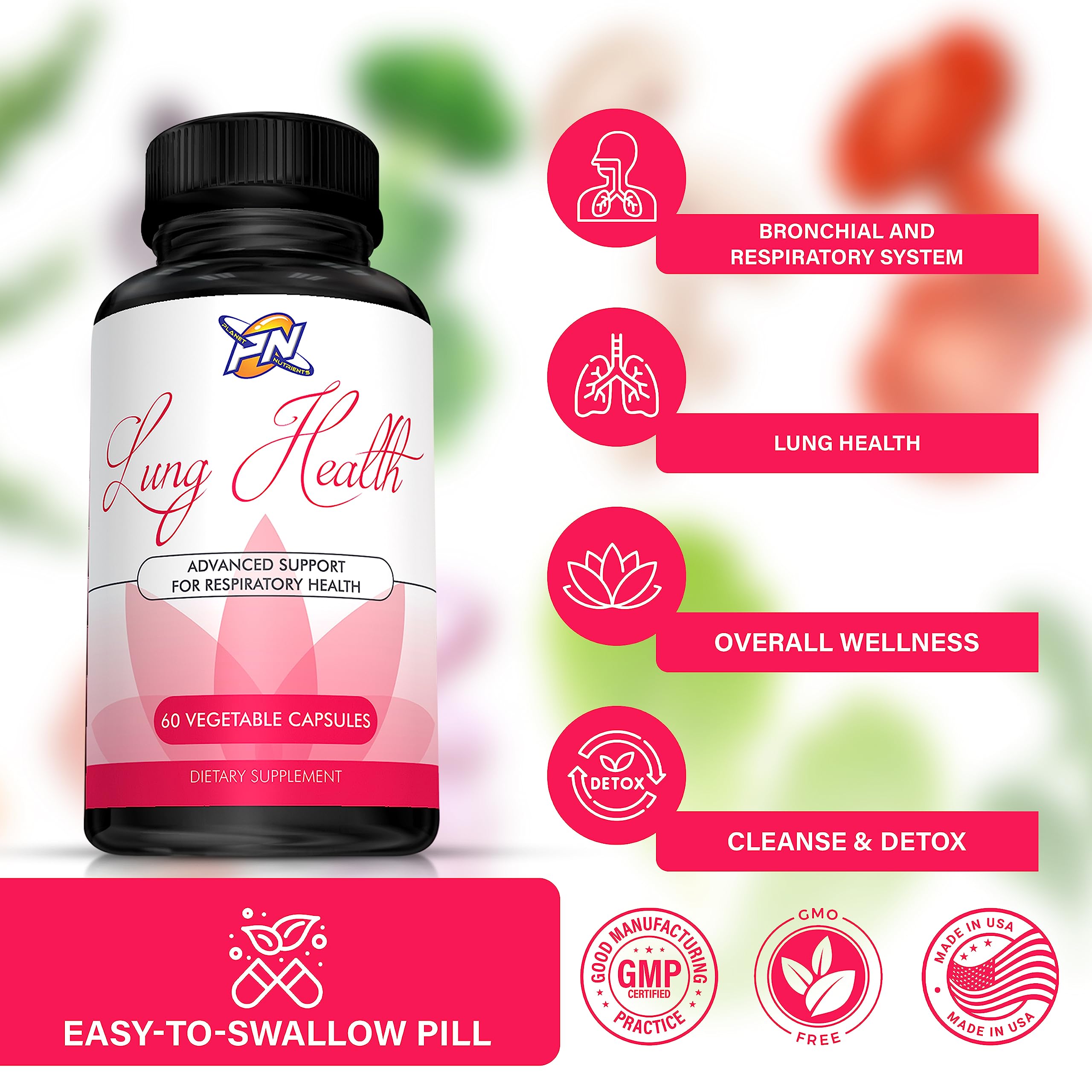 immune system booster lung health capsules