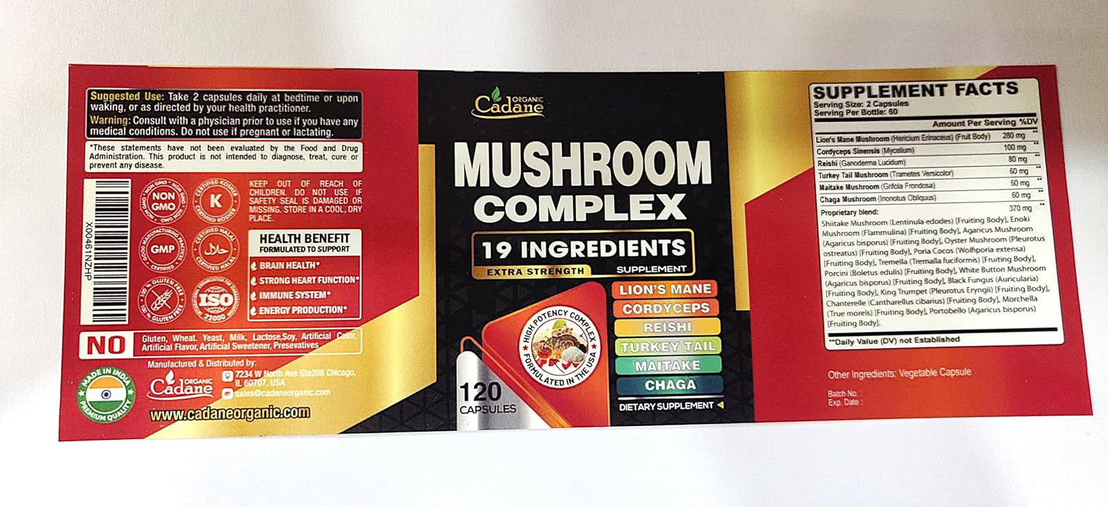 immune system booster mushroom complex
