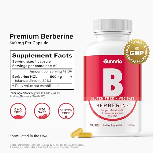 Immune system booster with berberine