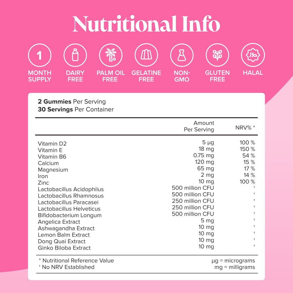 Immune system support gummies for women