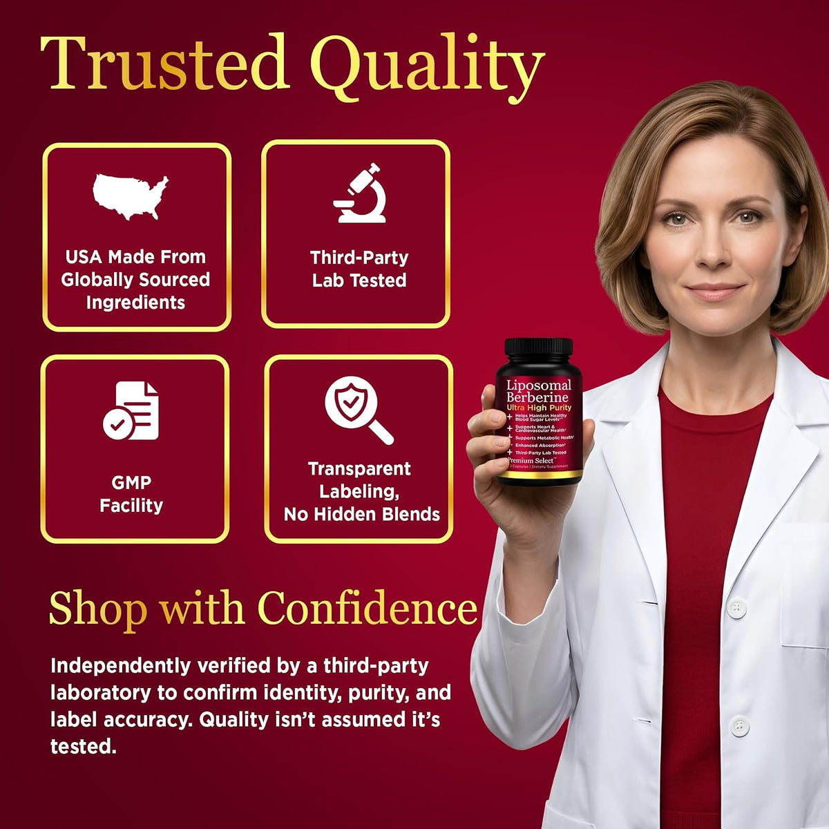 Immune system support with berberine