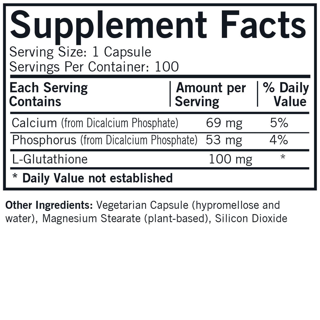 immune system support with L-Glutathione