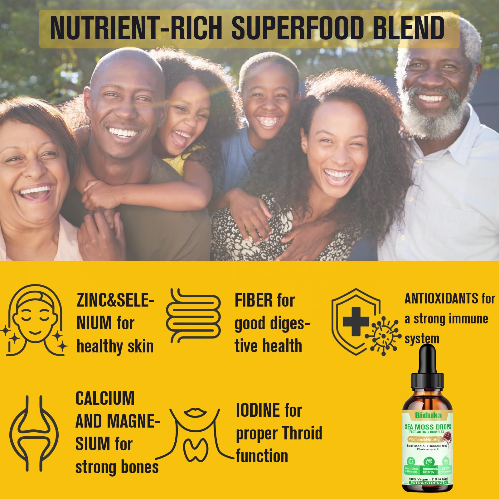 Immune system support with seaweed