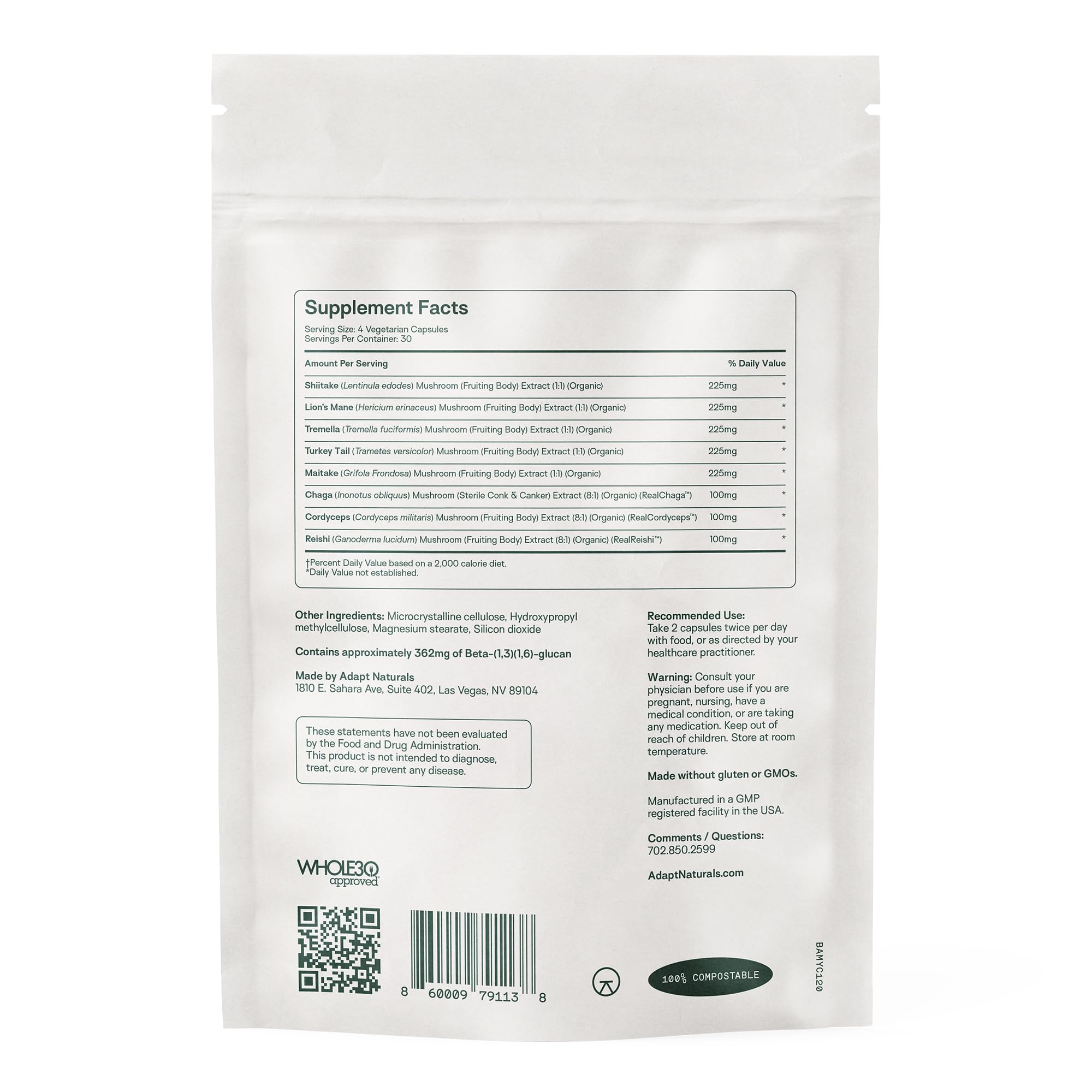 Immune system support with superfood mushrooms