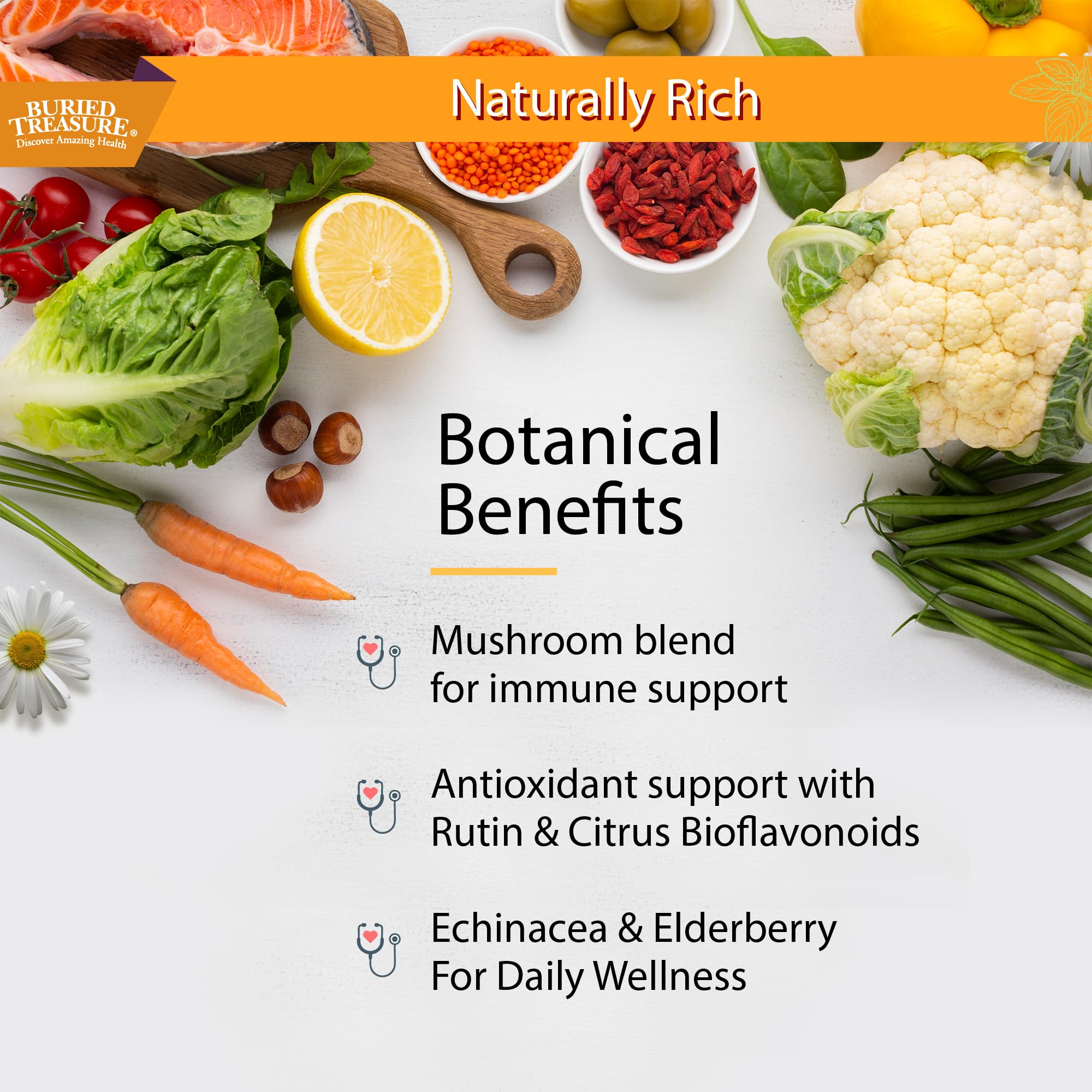 Immune system support with vitamins