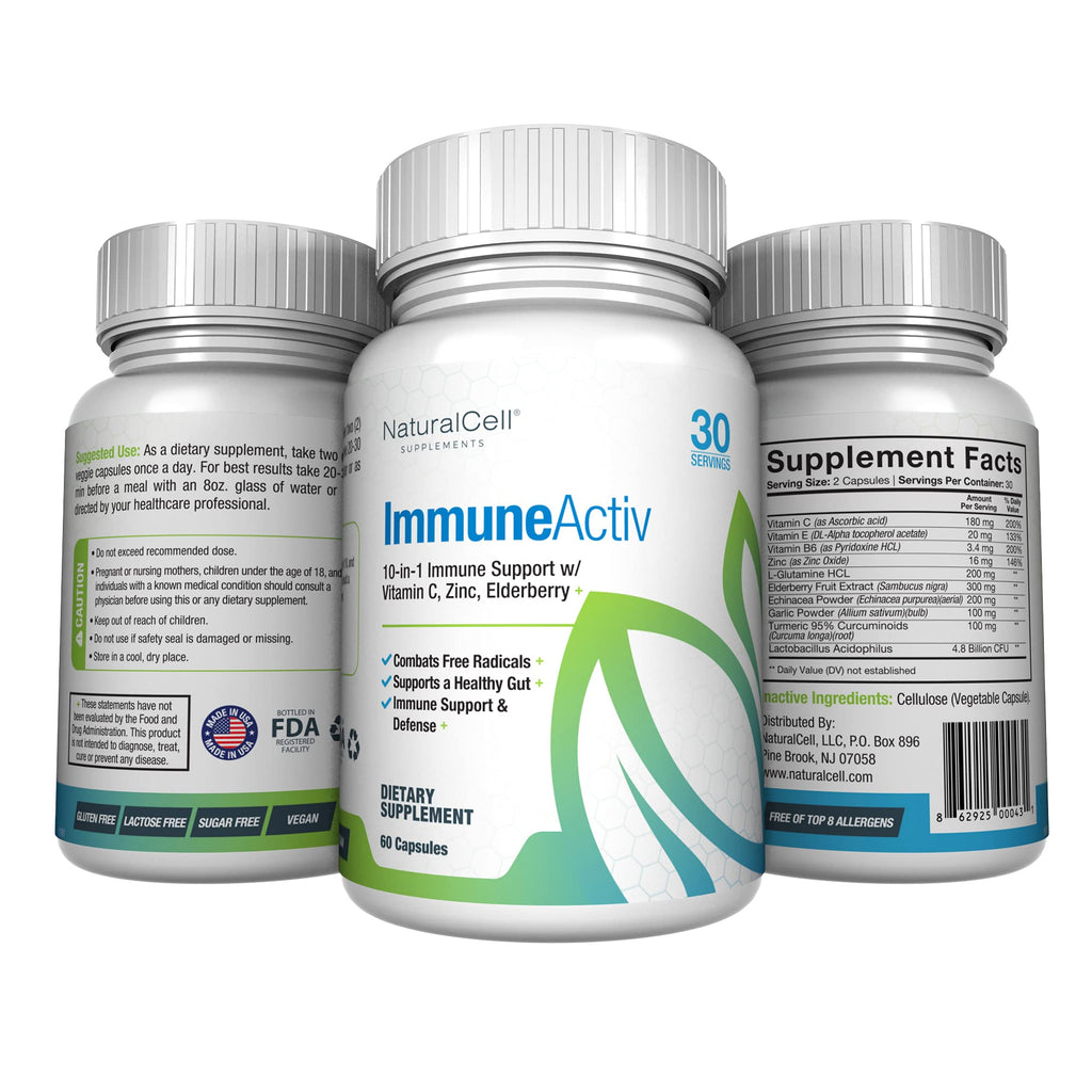 ImmuneActiv blended vitamin & mineral supplements