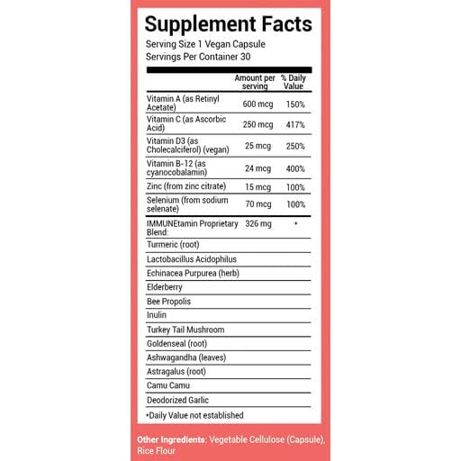 IMMUNEtamin blended vitamins for better health