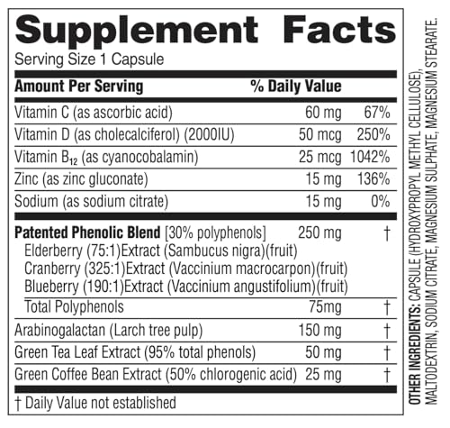ImmunEx Defense elderberry capsules for vitality