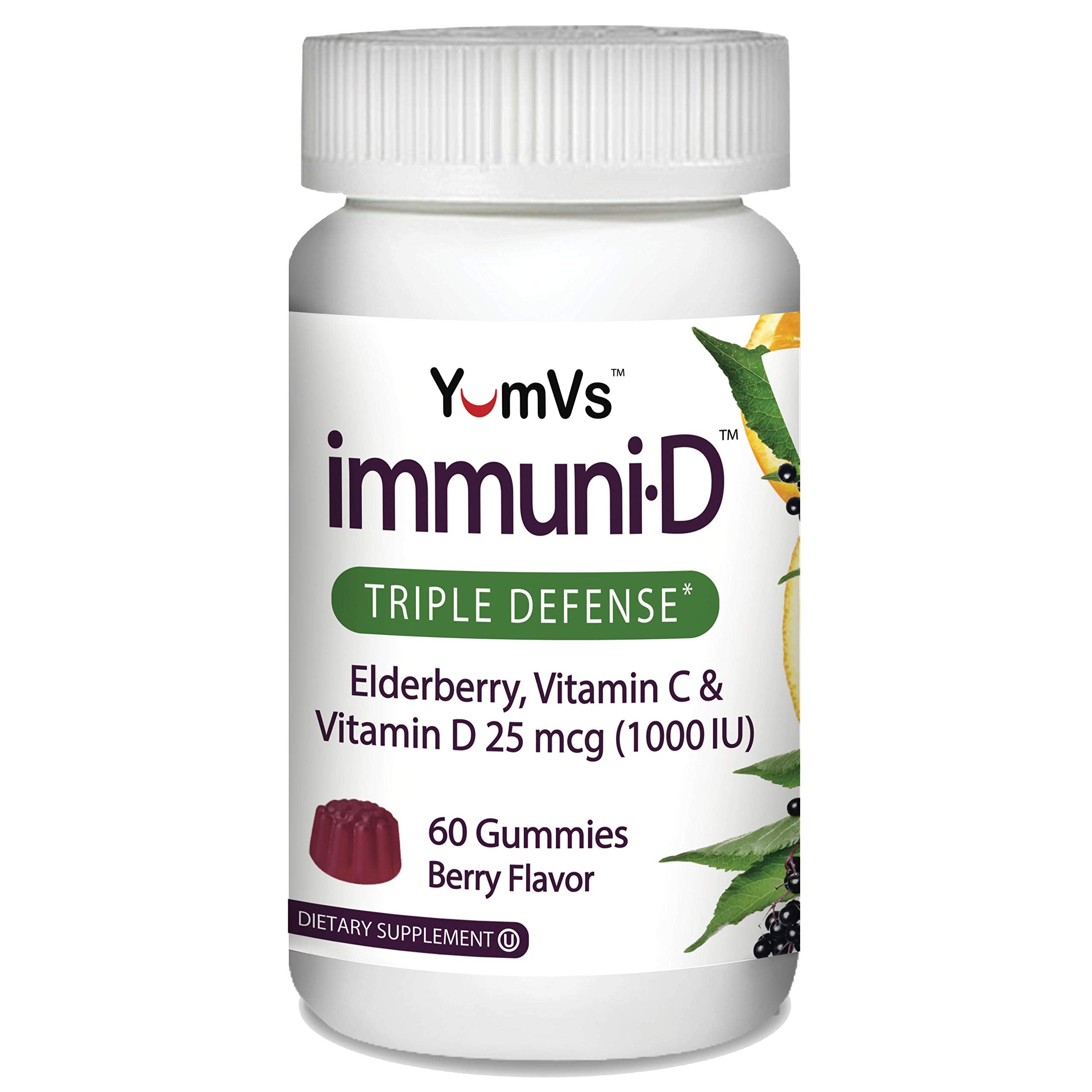 ImmuniD elderberry gummies for immune support