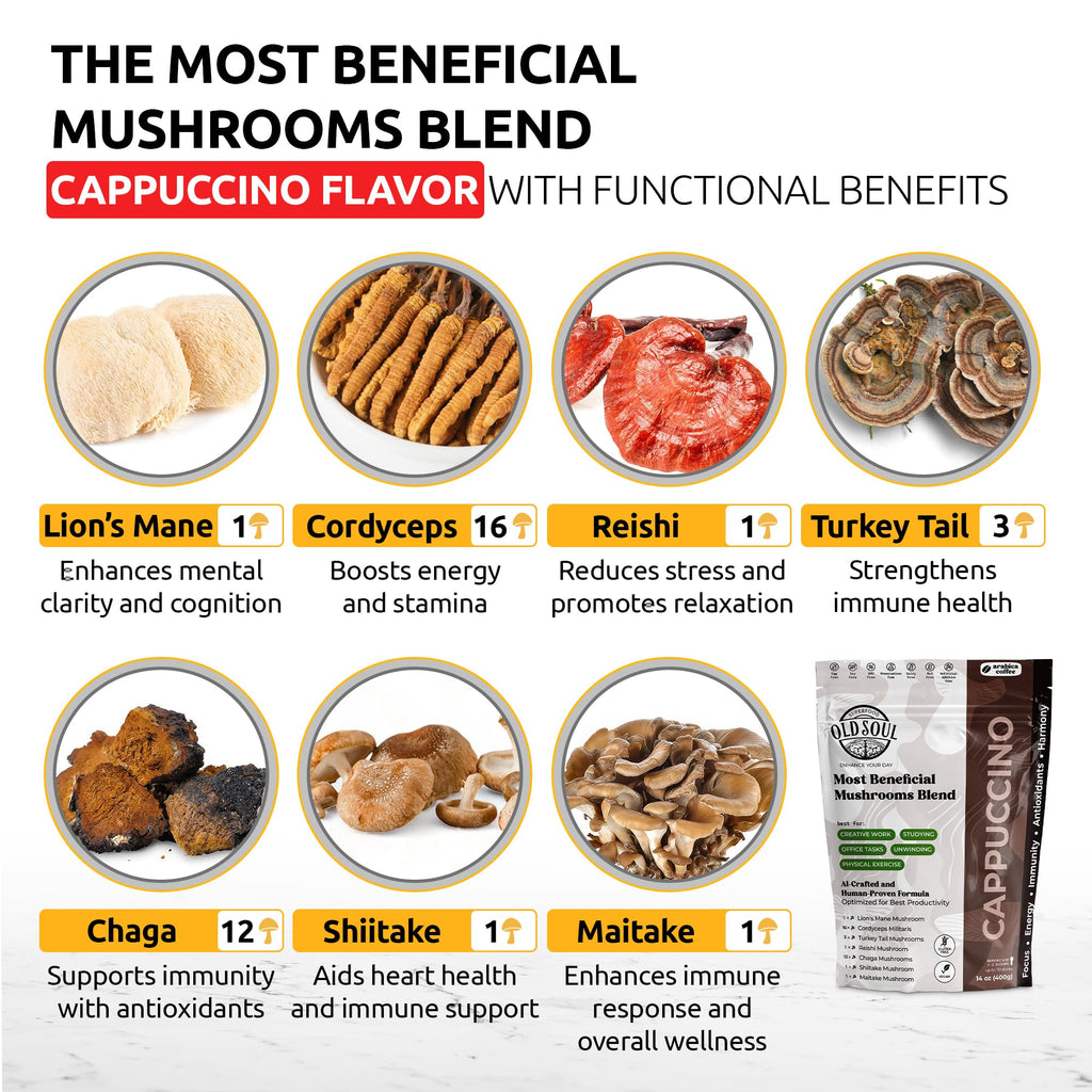 immunity boosting mushroom coffee mix