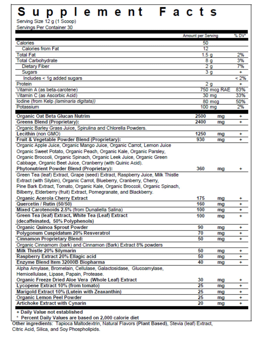 immunity boosting spirulina greens