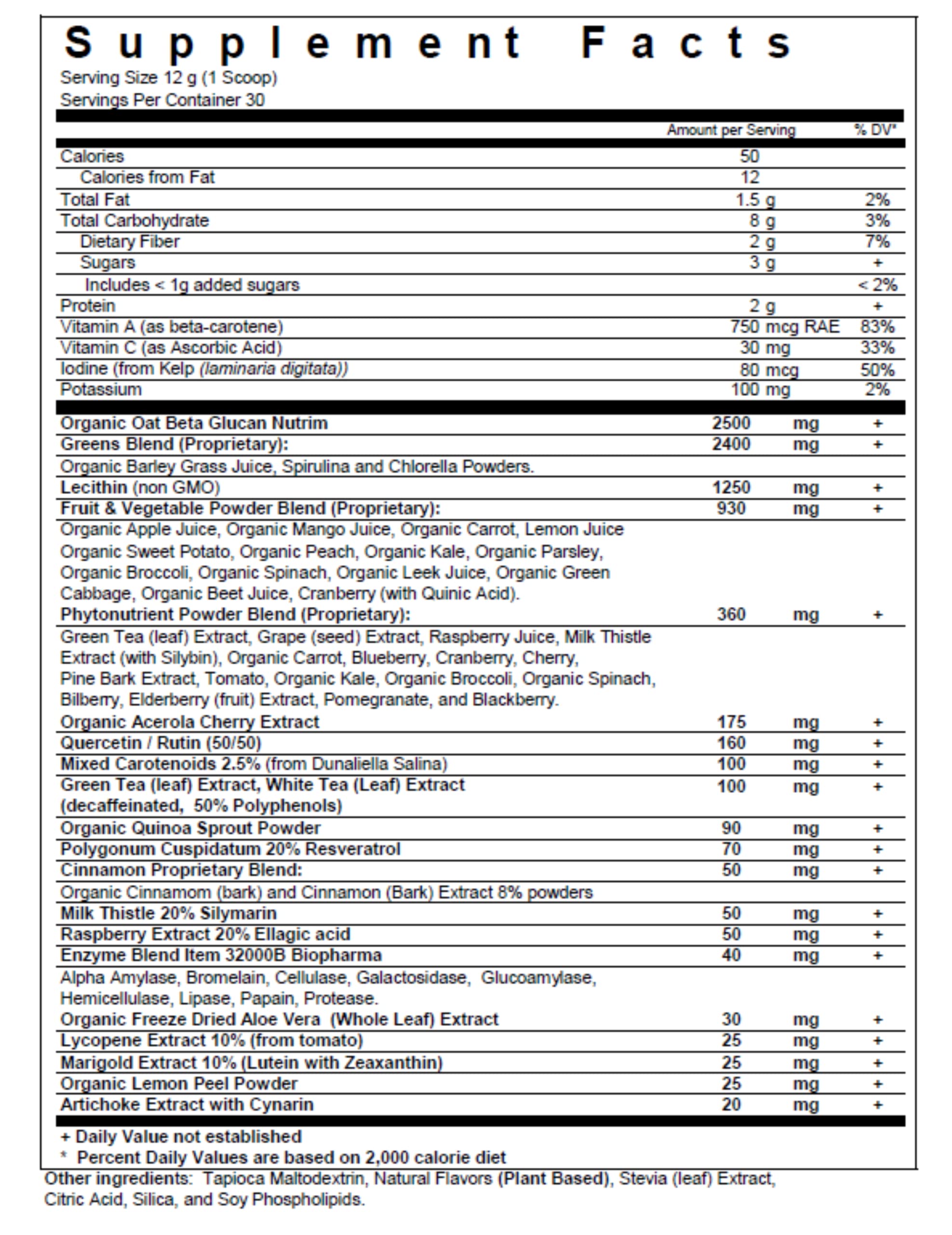 immunity boosting spirulina greens
