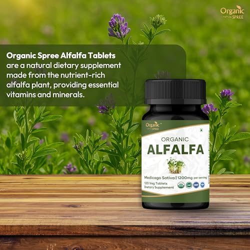 immunity support alfalfa supplement tablets