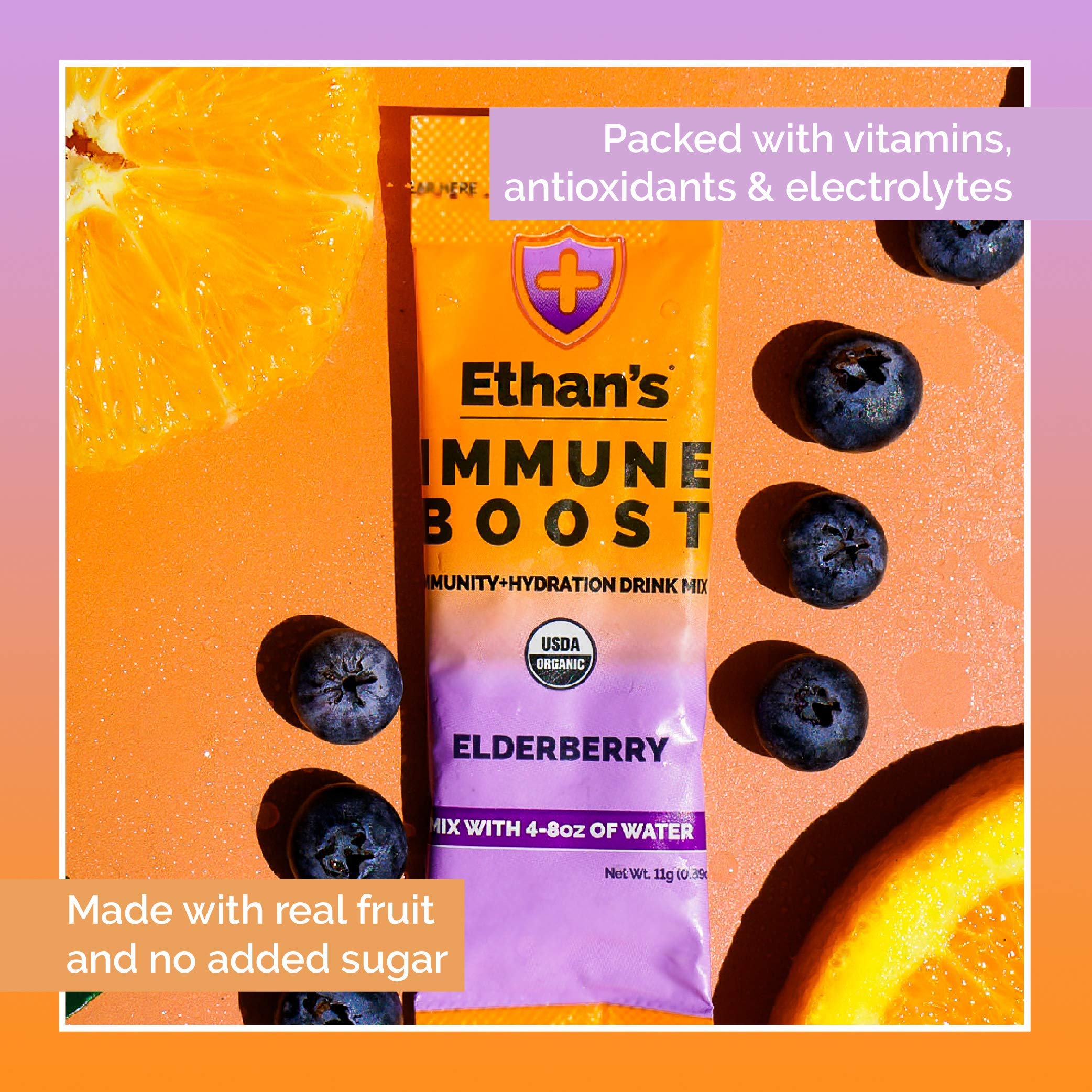 immunity support elderberry drink mix
