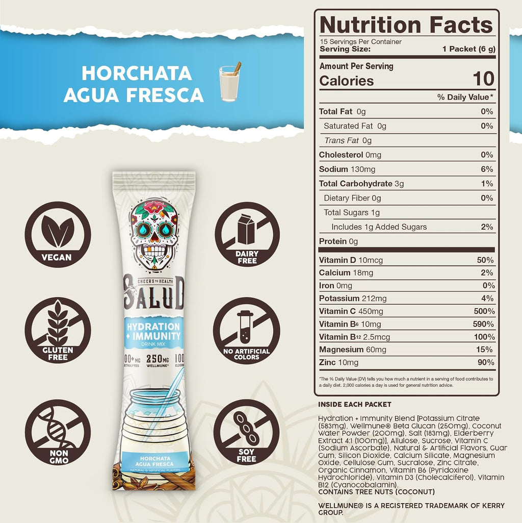 Immunity support with Horchata flavour