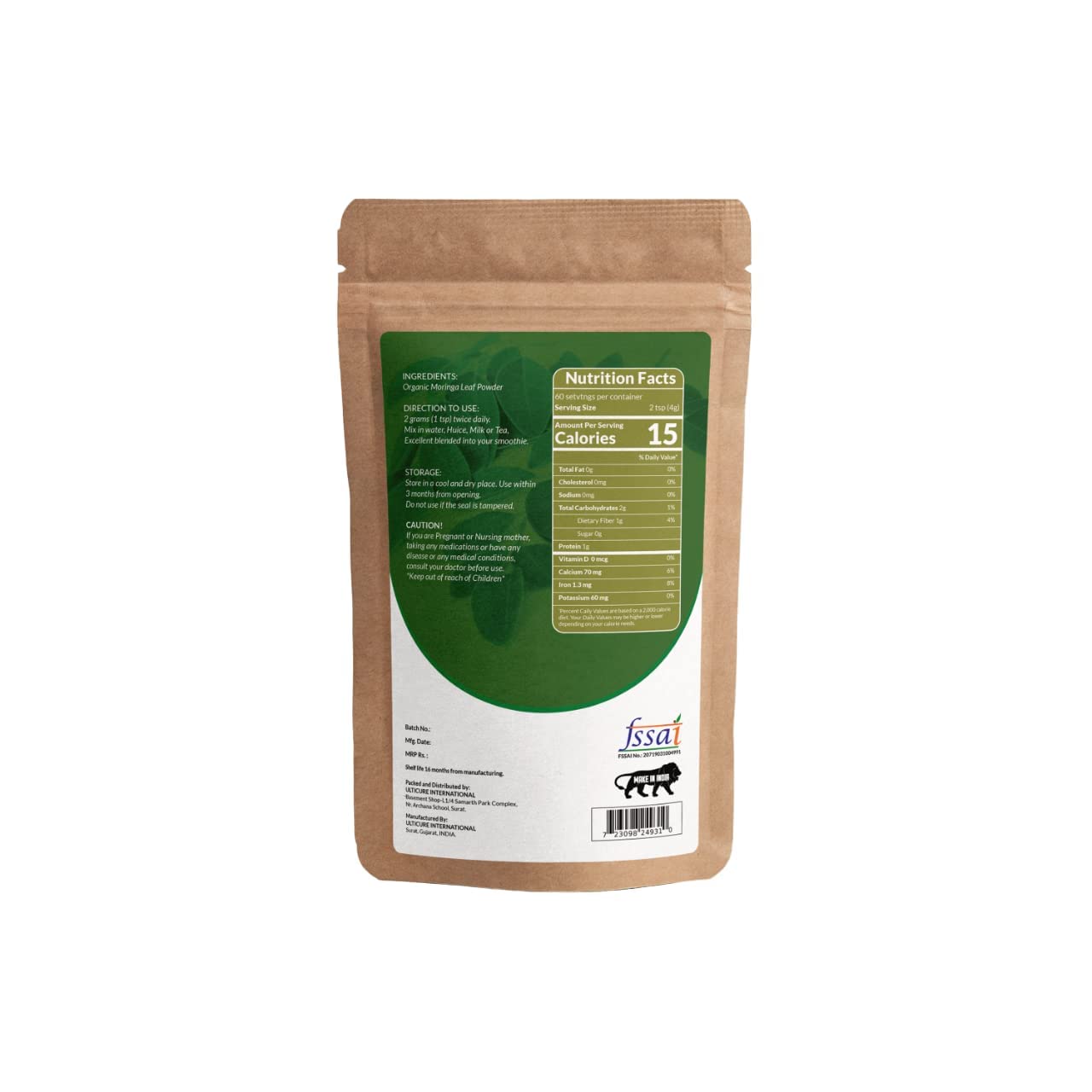 immunity support with moringa powder