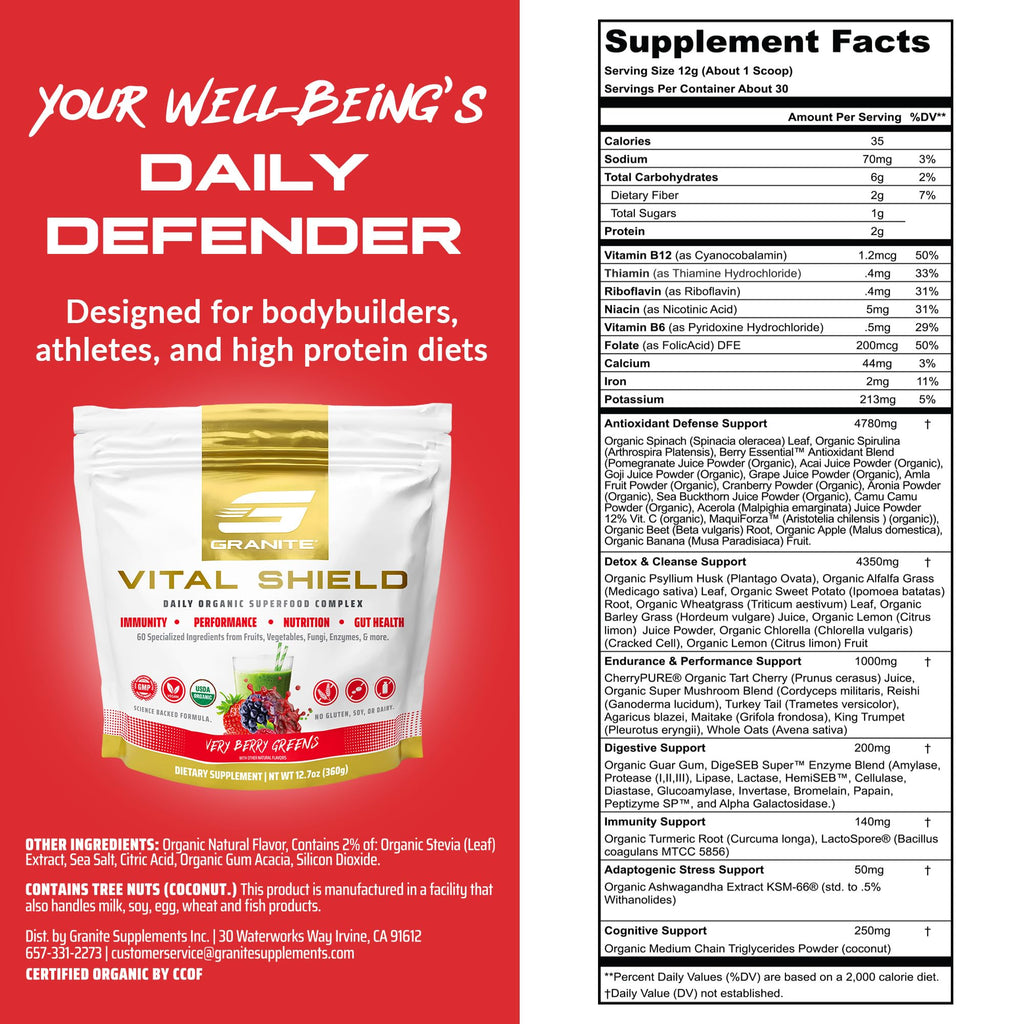 immunity support with superfood greens