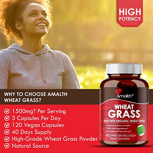 immunity support with wheat grass
