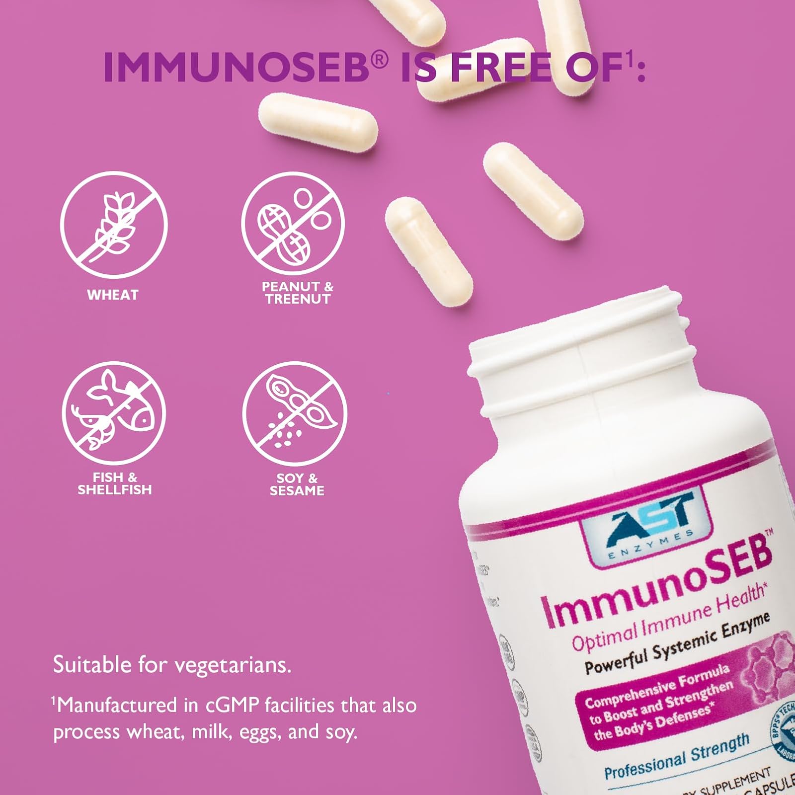 ImmunoSEB vitamins for overall health