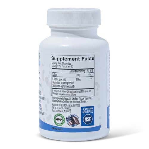 IMMUNOVITES alpha lipoic acid capsules