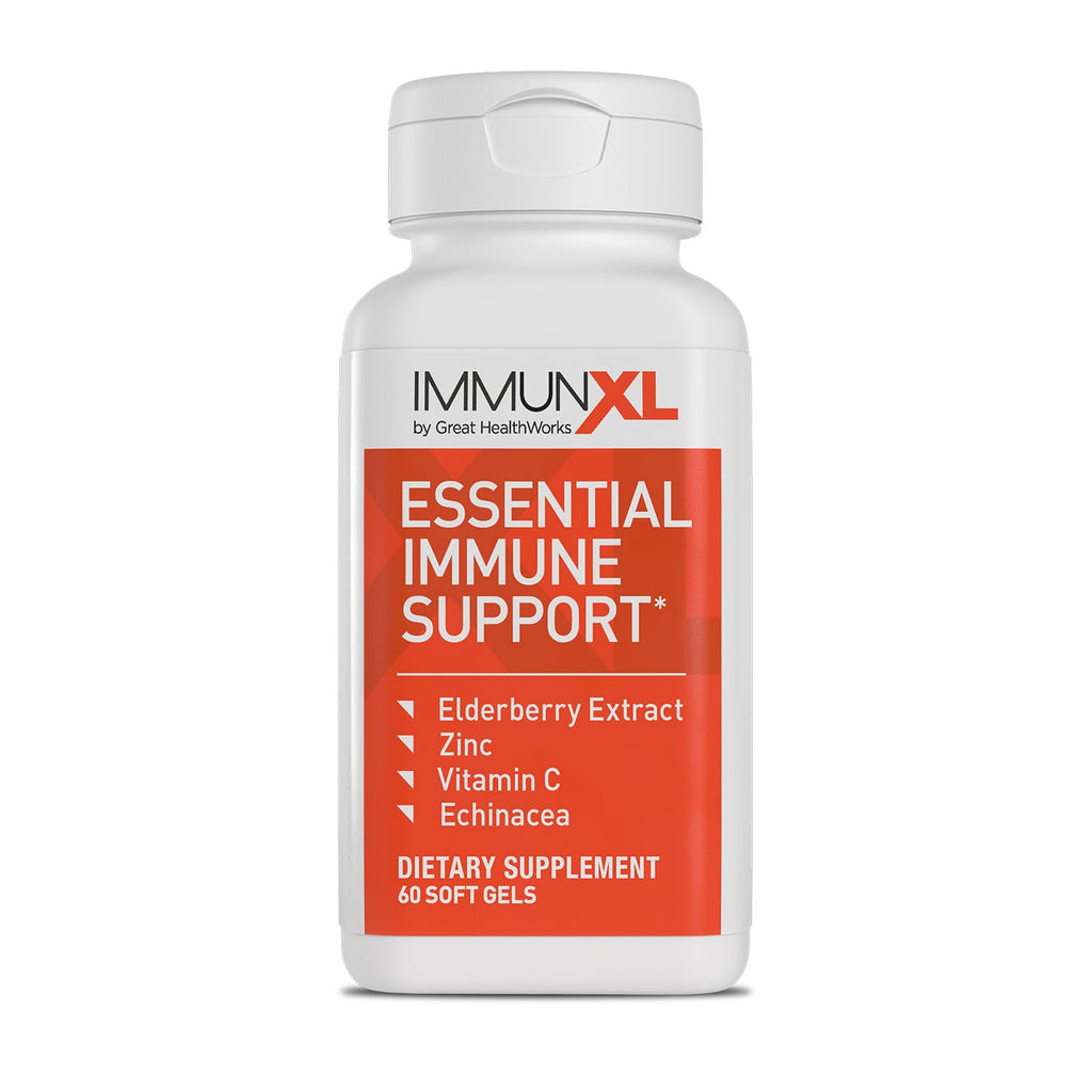 ImmunXL elderberry immune support soft gels