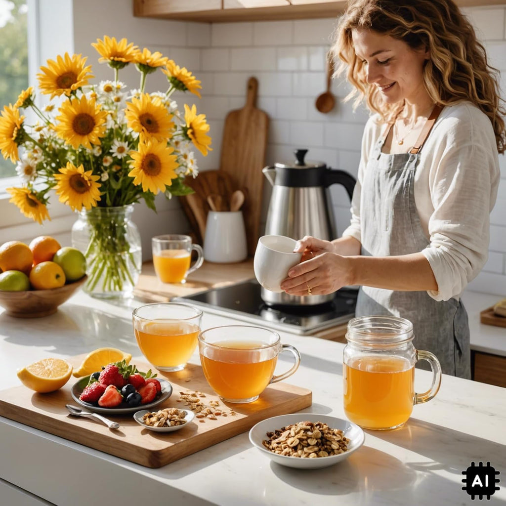 Imozai chamomile tea bags for bedtime routine
