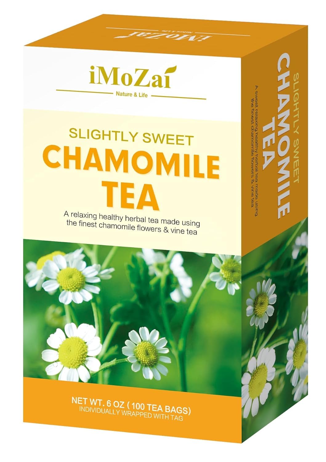 Imozai chamomile tea bags for relaxation