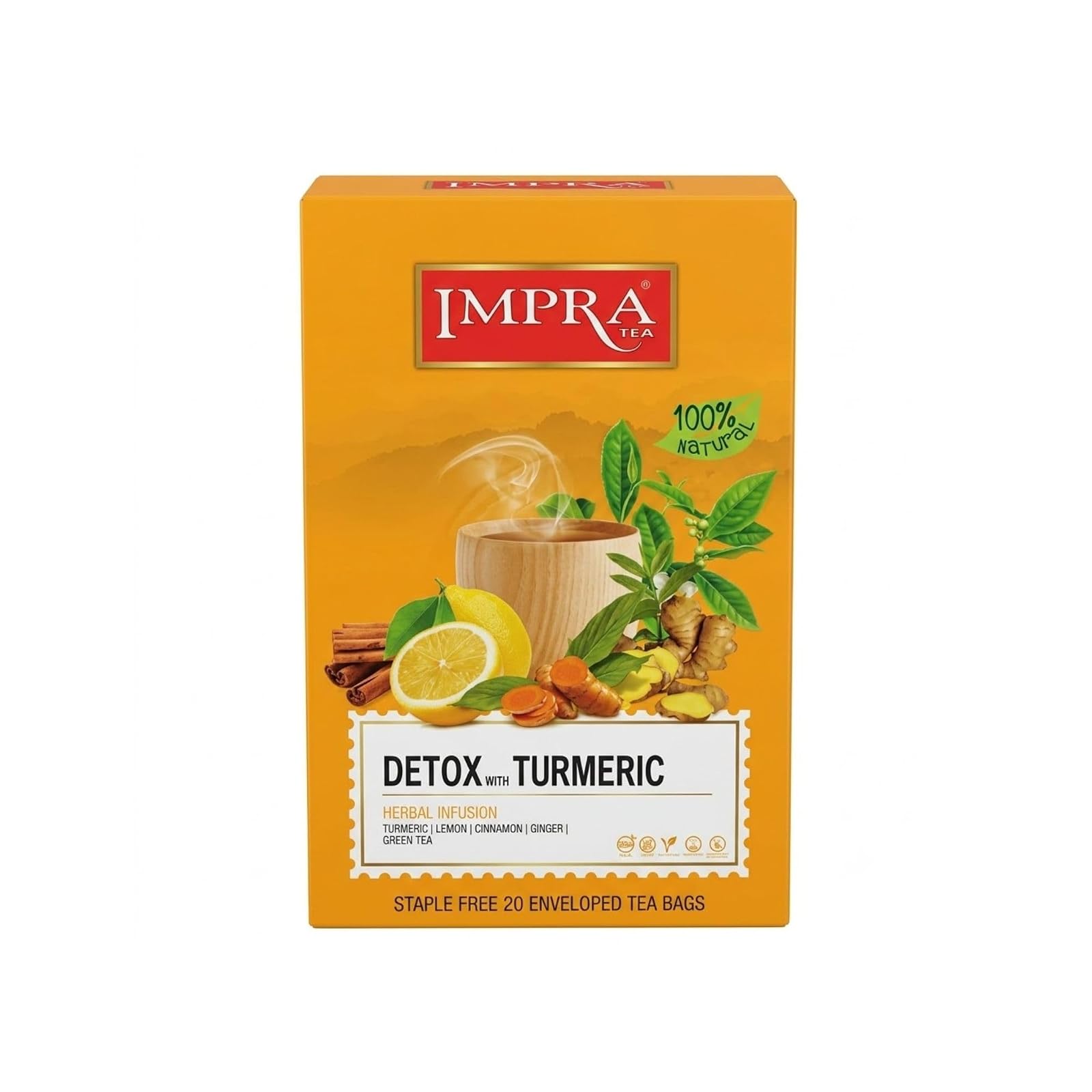 Impra herbal detox tea bags