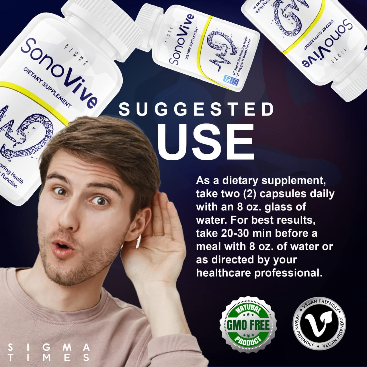improve auditory health with Sonovive