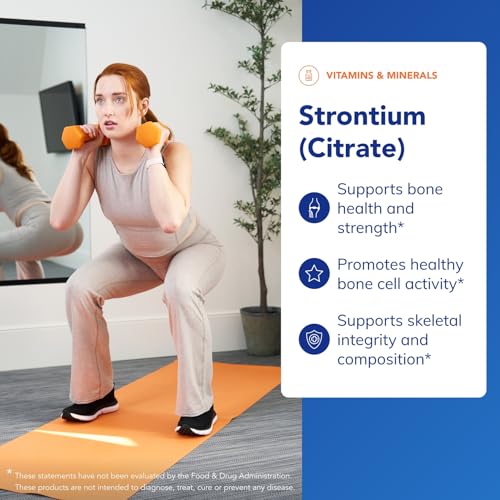 improve bone density with strontium