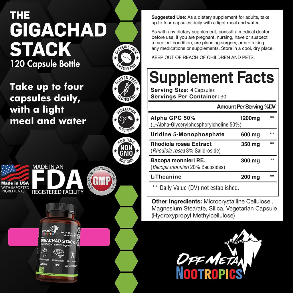 improve cognitive function with Gigachad