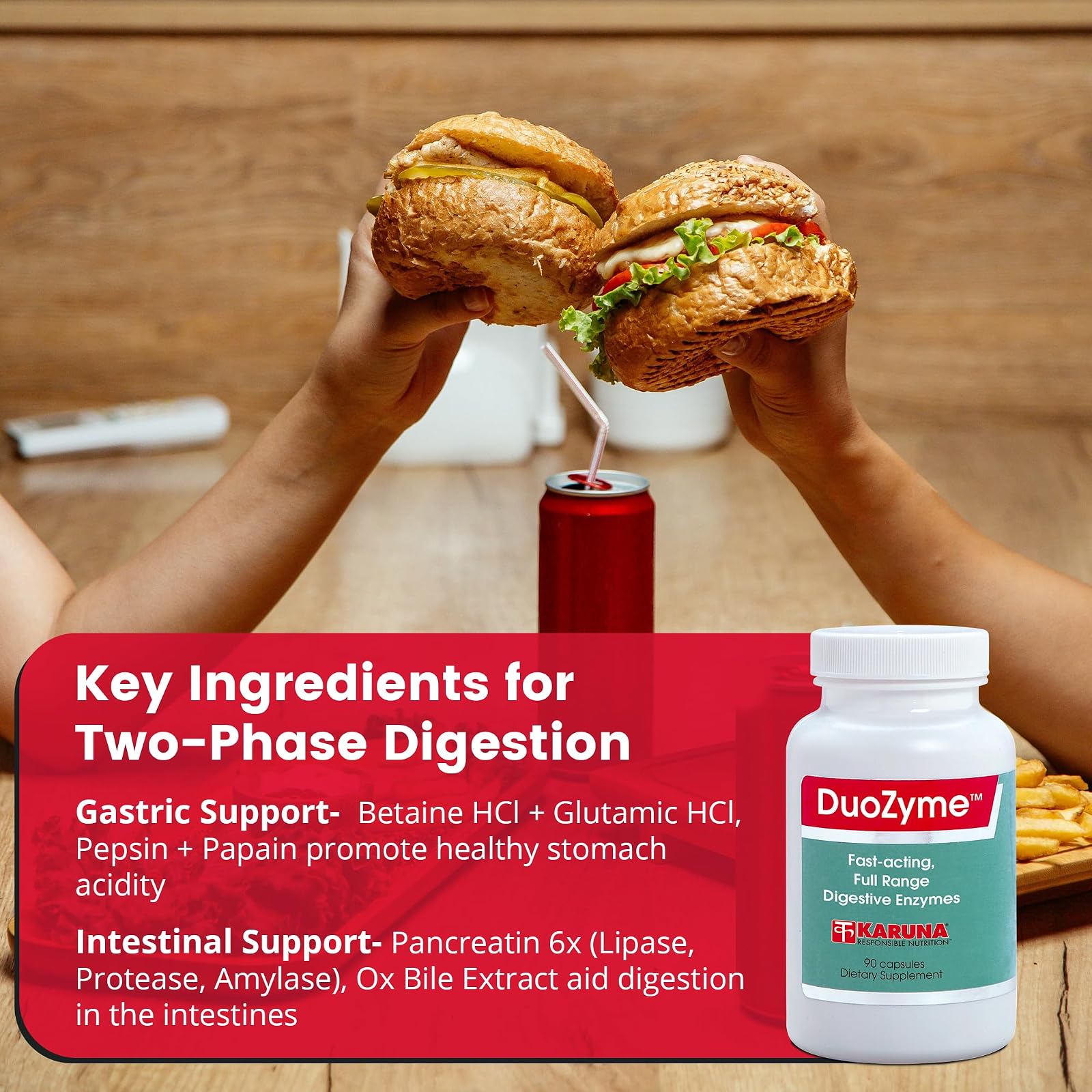 improve digestion with DuoZyme capsules