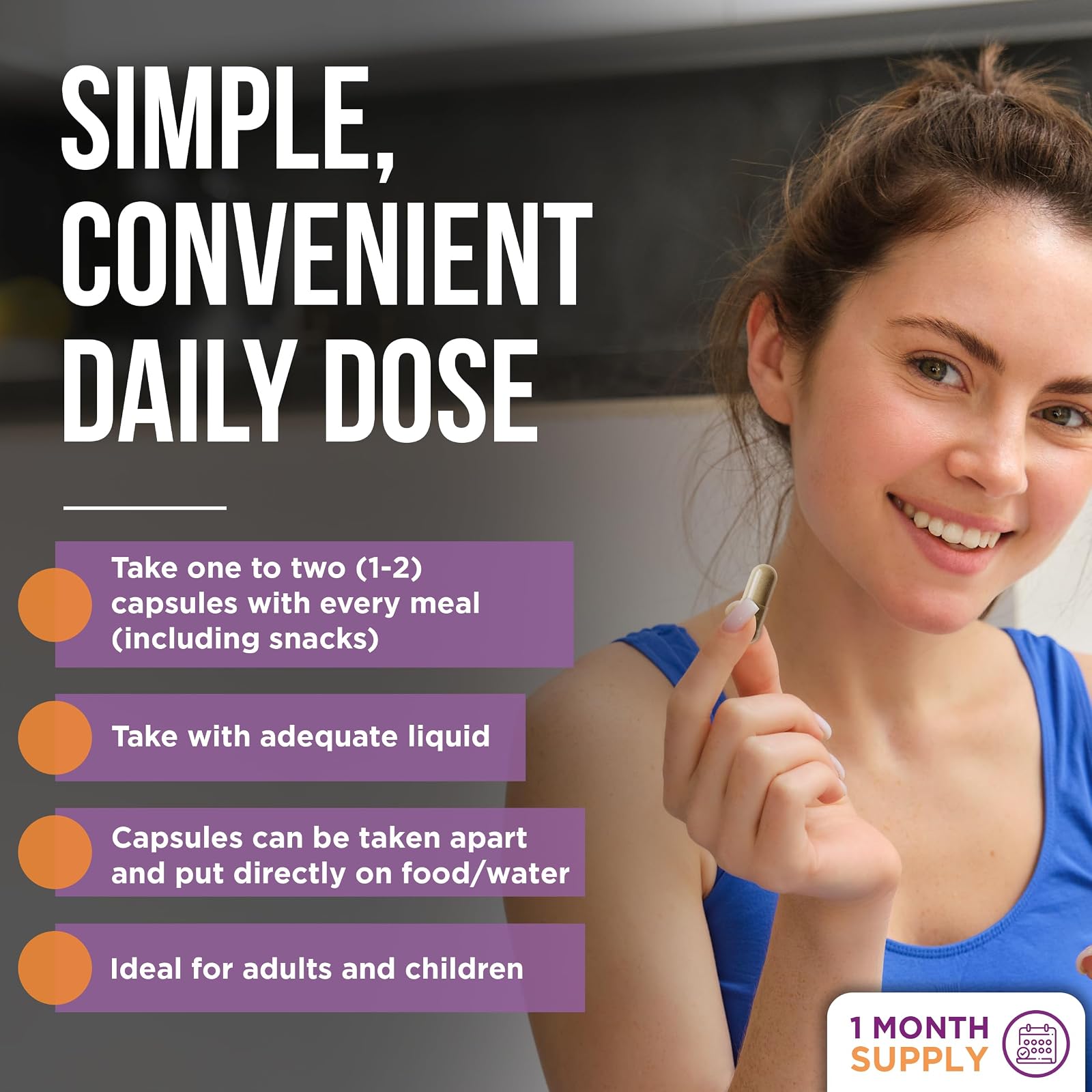 improve digestion with enzyme capsules