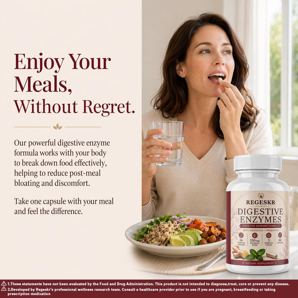 improve digestion with enzyme capsules