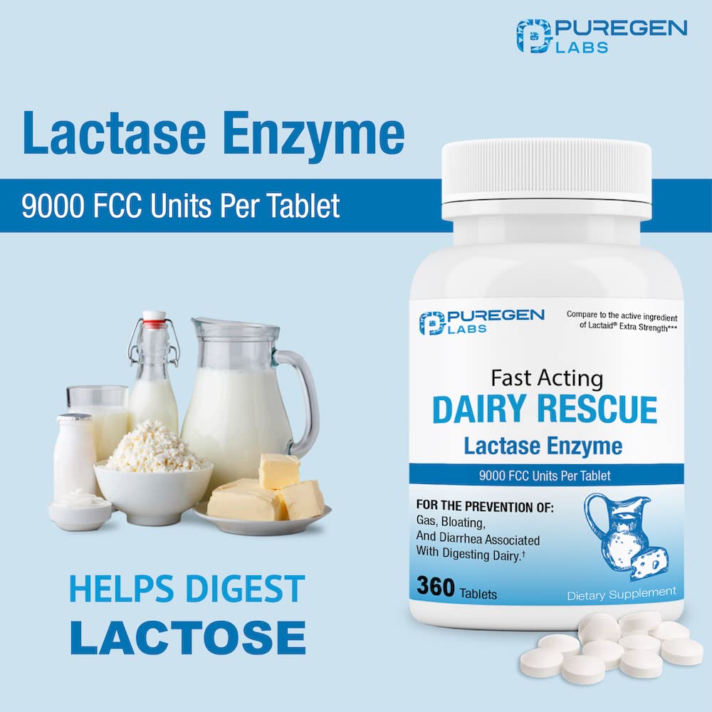 improve digestion with lactase enzymes