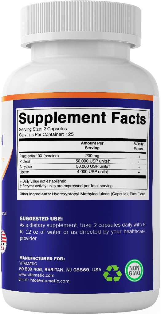 improve digestion with pancreatin capsules