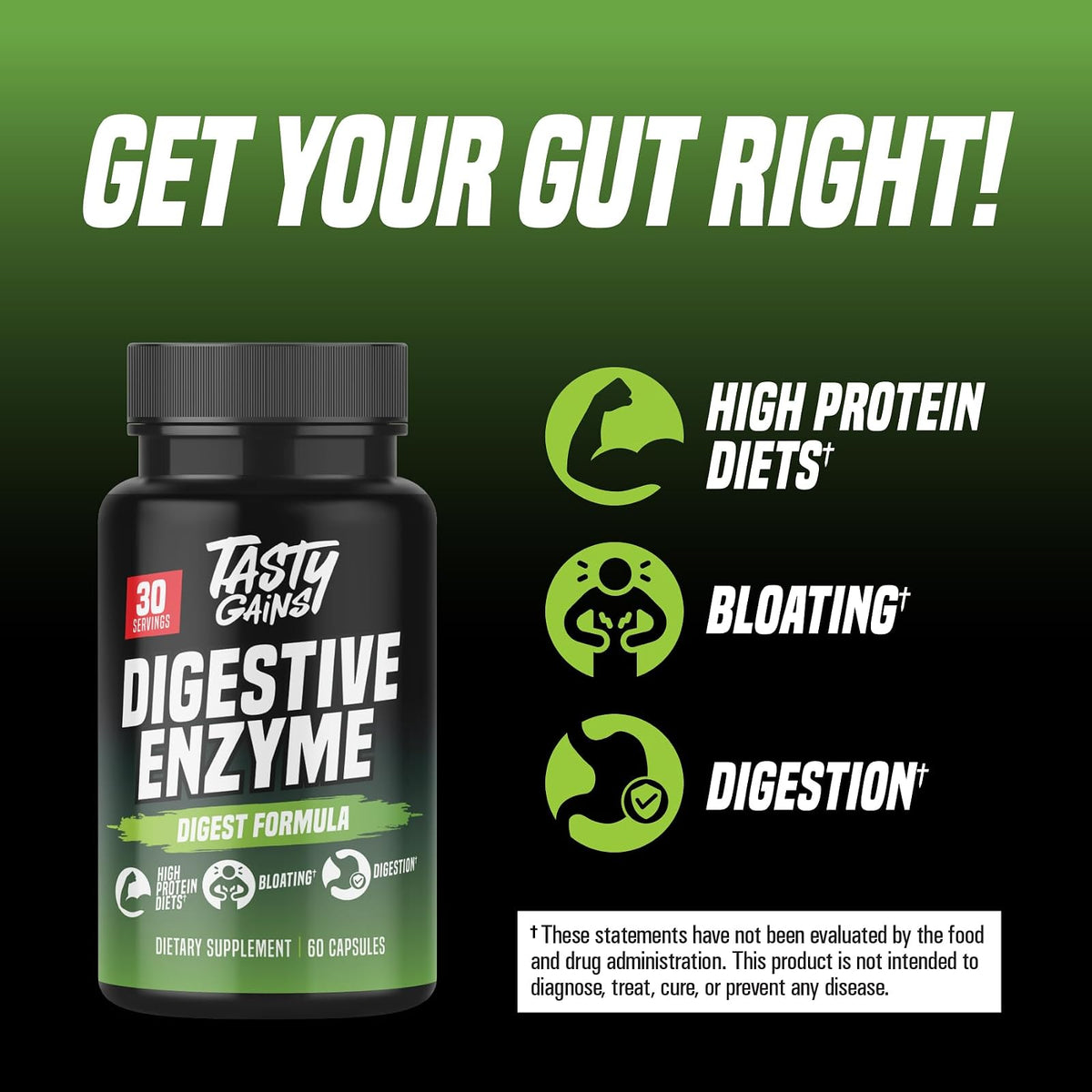 improve digestion with Tasty Gains