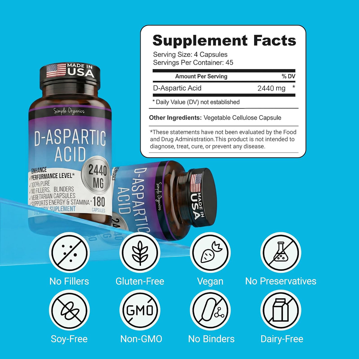 improve energy levels D-Aspartic Acid