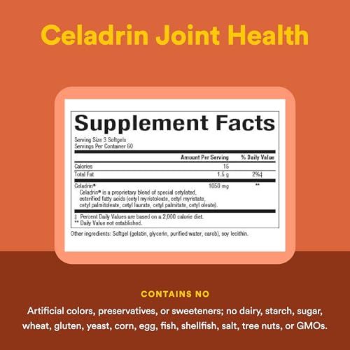 improve flexibility with celadrin softgels
