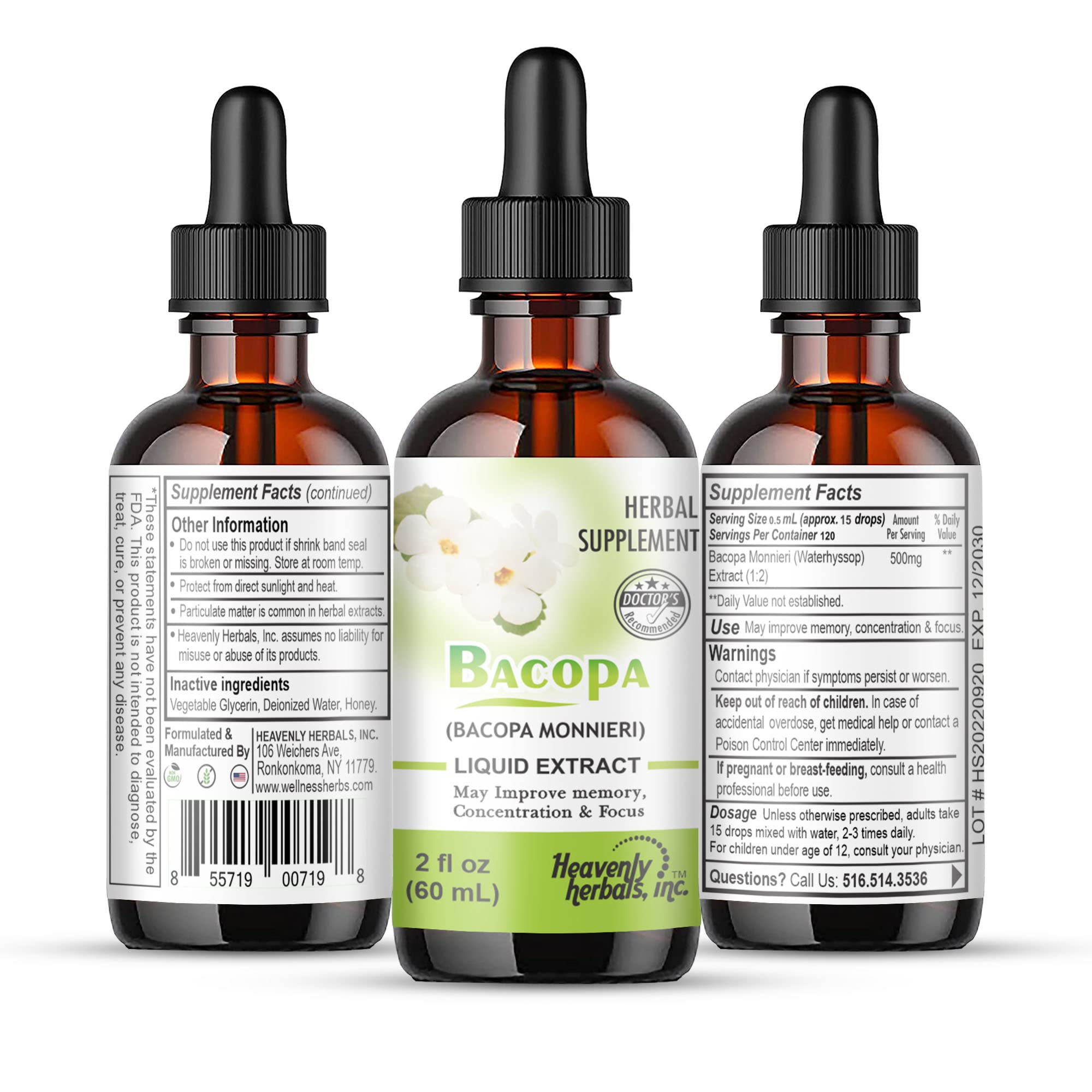 improve focus using bacopa drops