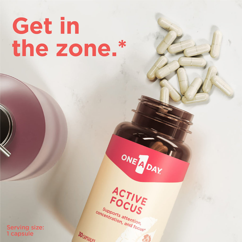 improve focus with blended vitamin capsules