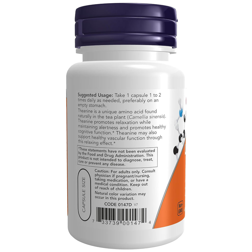 Improve focus with NOW L-Theanine supplements