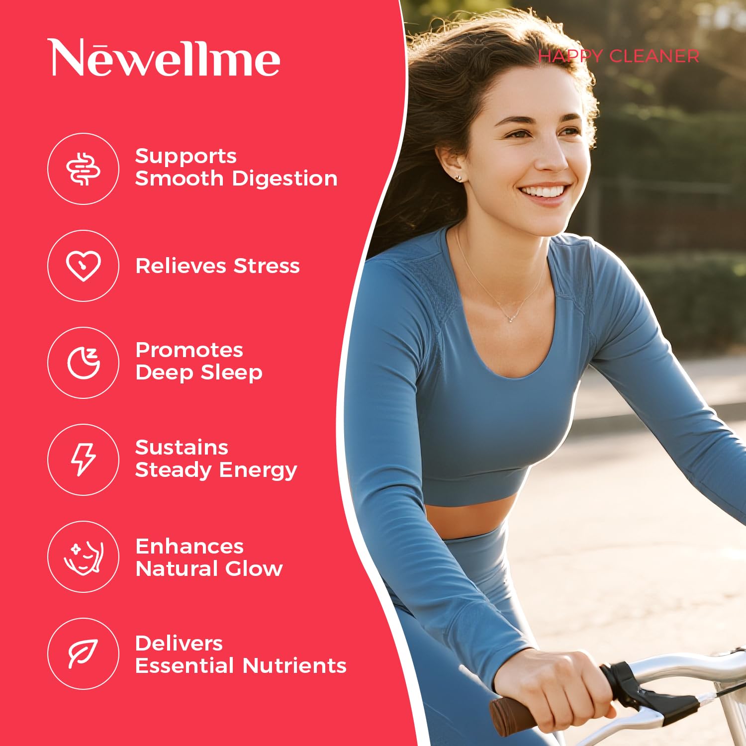 improve gut health with NEWELLME powder