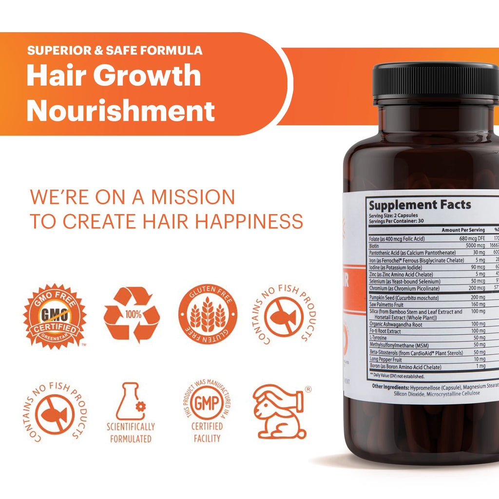 improve hair thickness with biotin