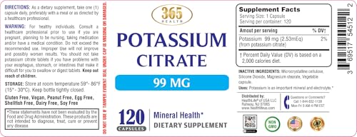 improve hydration with potassium citrate