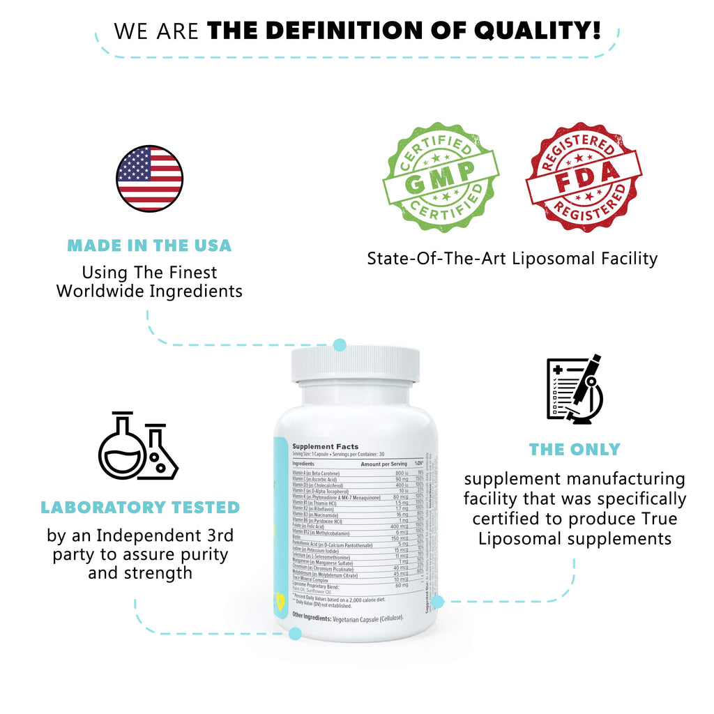 improve immunity with blended vitamin & mineral supplements