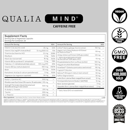improve memory retention with Qualia Mind