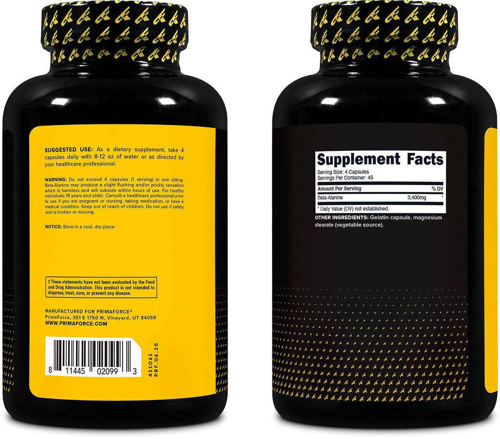 improve recovery with Beta Alanine capsules